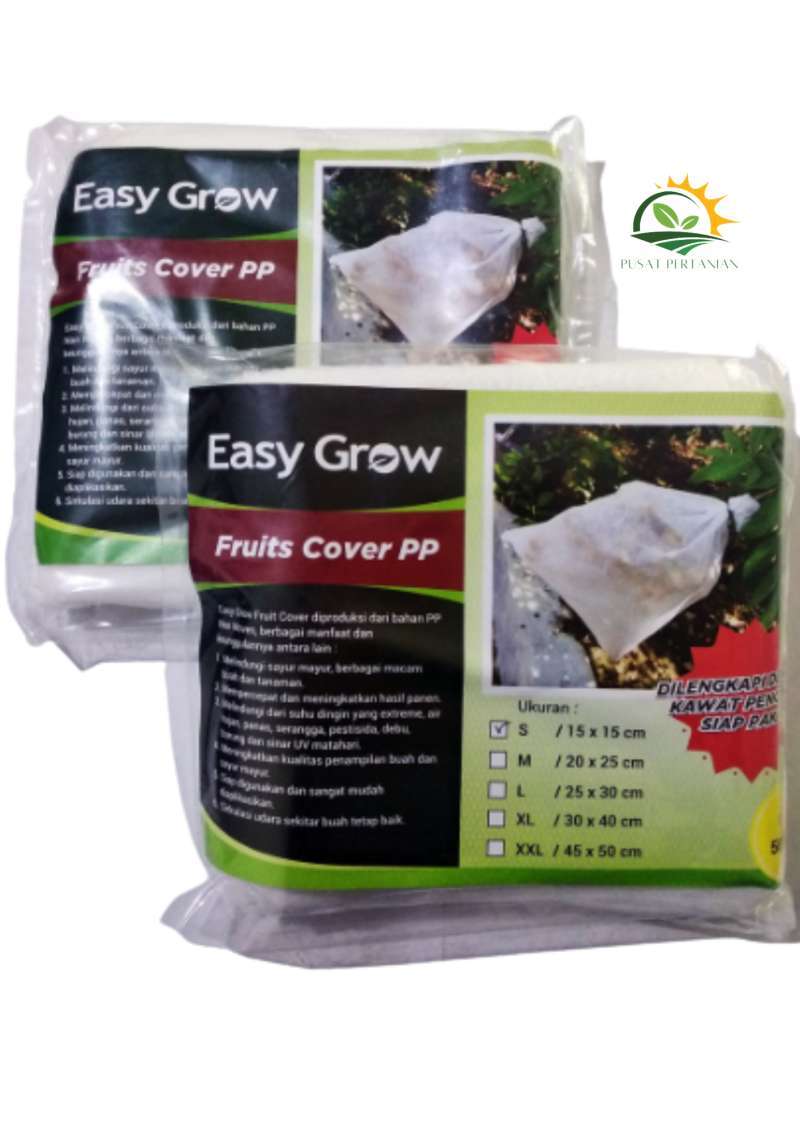 Jual RUIT COVER SMALL 15X15 CM PACK ISI 50PCS pembungkus buah pada ...