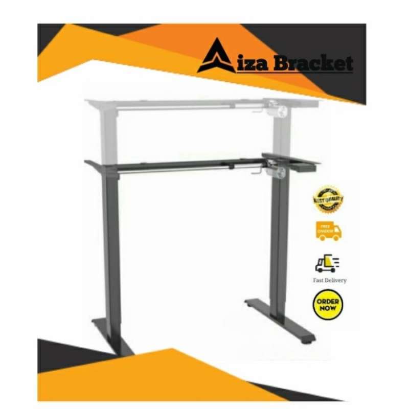 Promo Bracket Standing Meja Hidrolik Sit Stand Desk Adjustable ...