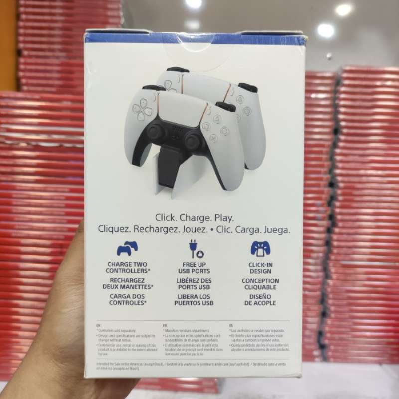 Promo Dualsense Charging Station Ps5 Charger Dock Station Stick Ps5 ...