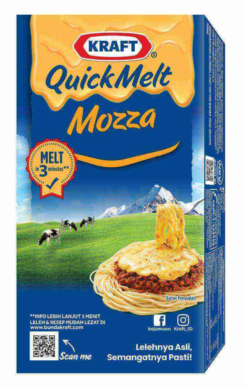 Promo Kraft Quick Melt Mozza [150 G] Diskon 22% Di Seller Kraft ...