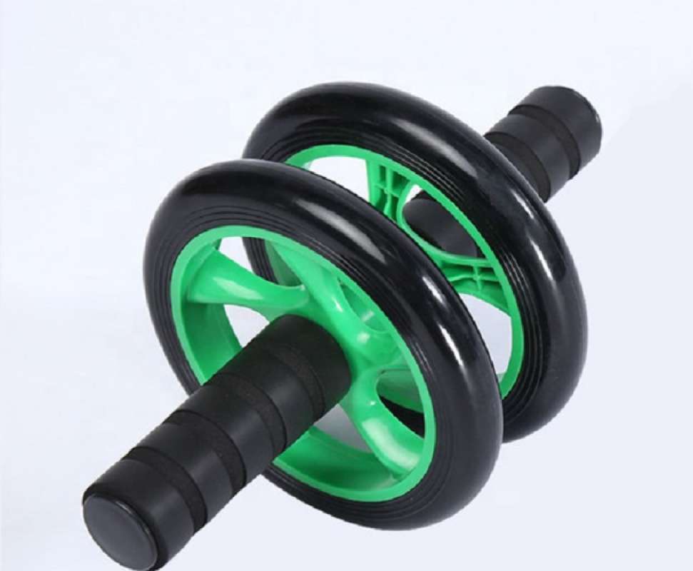 Jual AB WHEEL - Ab roller double wheel with Mat Knee Alat sit up alat ...