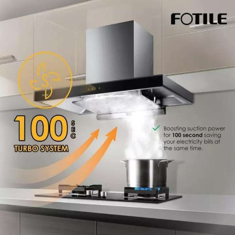FOTILE EMS9028S Chimney Hood | Hand Wave Control for Smoke-Free Cooking