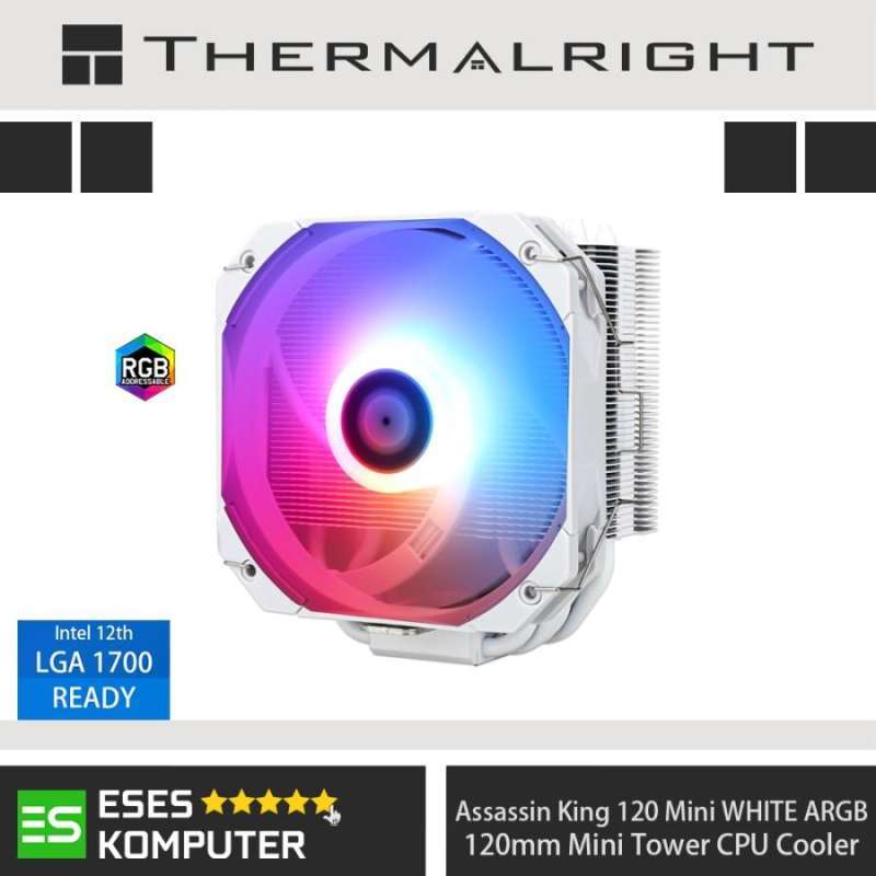 Jual HSF THERMALRIGHT Assassin King 120 Mini WHITE ARGB | Tower CPU ...