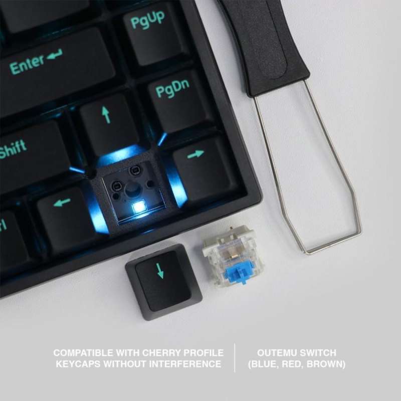 Jual Keyboard Rexus Daiva D68sf South Facing Rgb Mechanical Gaming ...