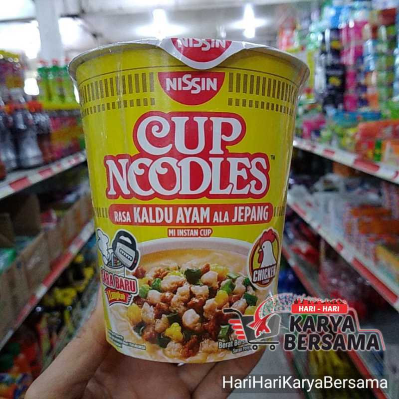 Jual MIE INSTAN NISSIN CUP NOODLES RASA KALDU AYAM ALA JEPANG 67GR di Seller ...