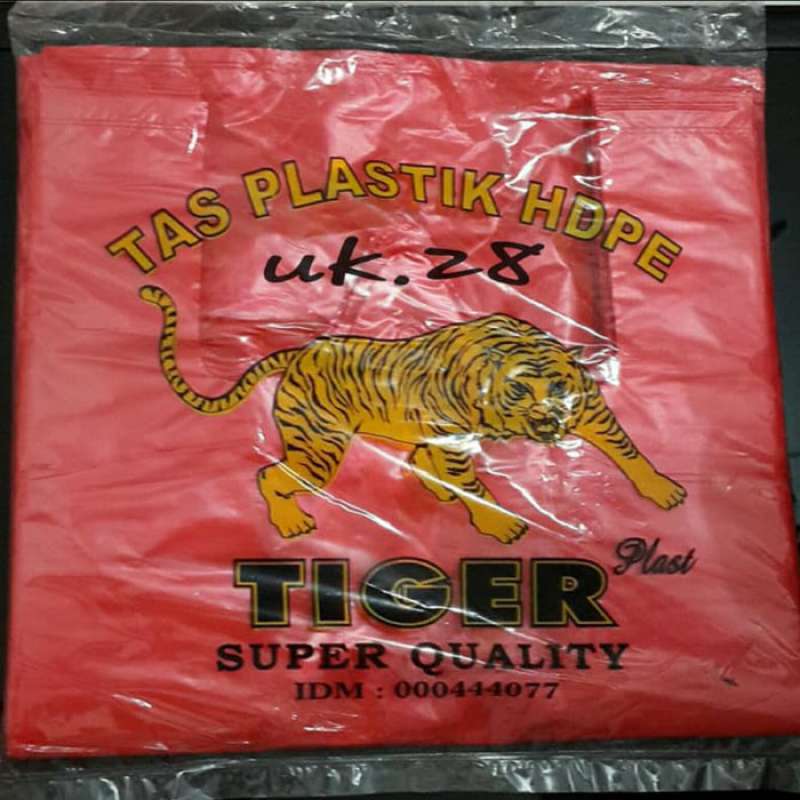 Promo Kantong Plastik Merah Transparan uk 28 Diskon 33% di Seller ...