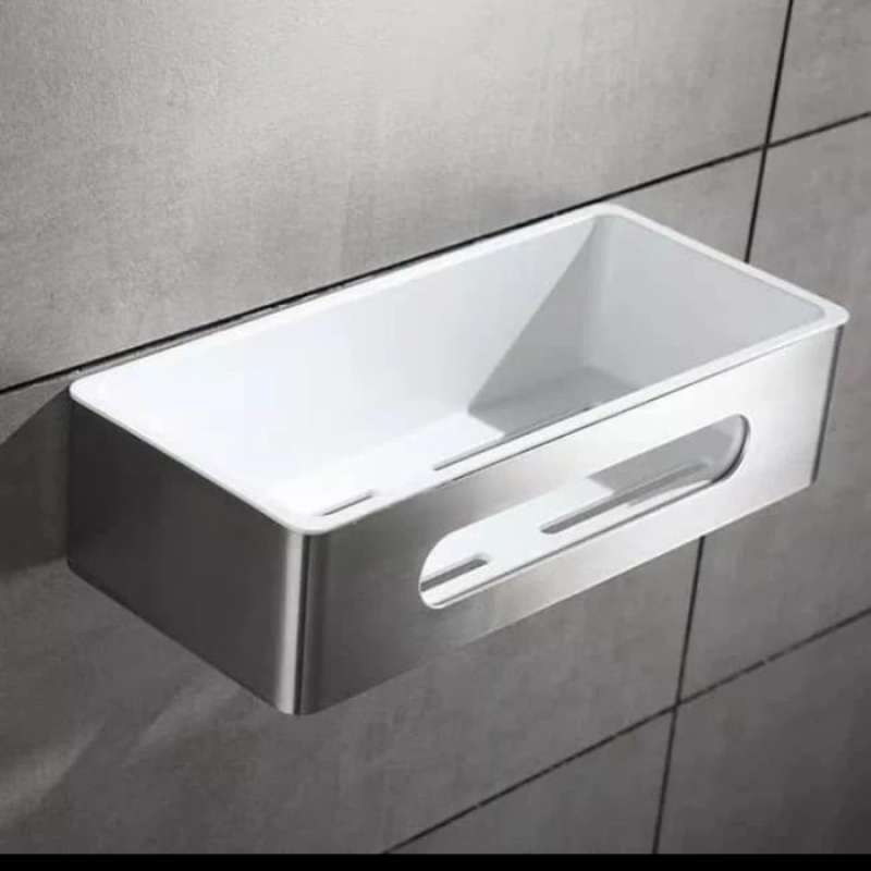 Promo Rak Sabun Stainless Datar / Sus304 Diskon 5% Di Seller Tote Bags ...