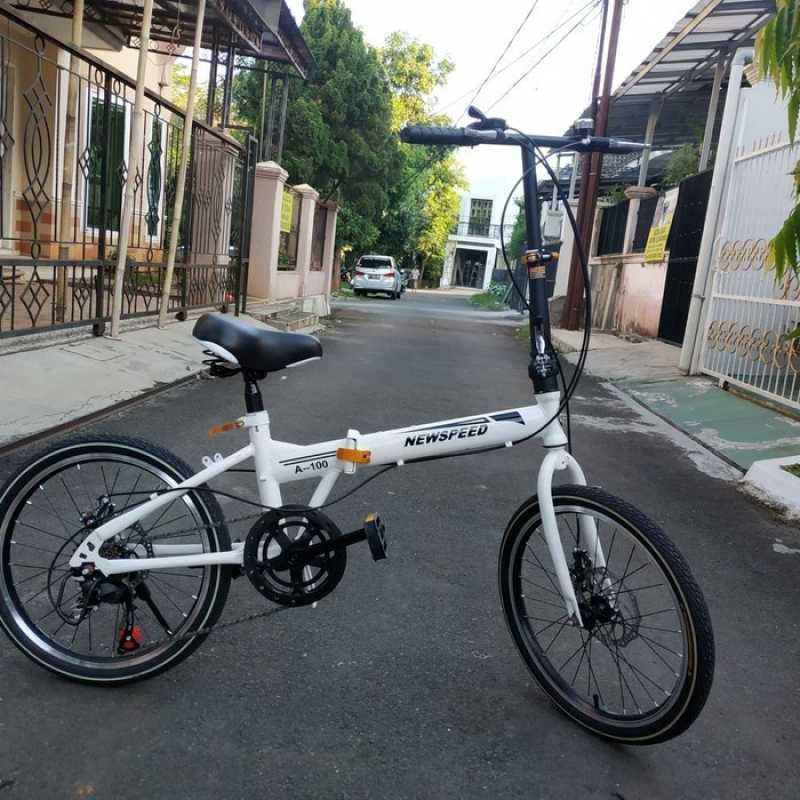 Promo Sepeda Lipat New Speed 20 Inch (khusus Go Send) Diskon 35% Di ...