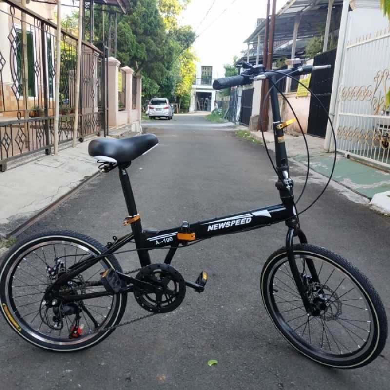 Promo Sepeda Lipat New Speed 20 Inch (khusus Go Send) Diskon 35% Di ...