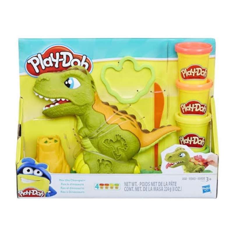 Jual Play-Doh T-Rex Rex The Chomper Dinosaurus Jurassic - Multicolor di ...