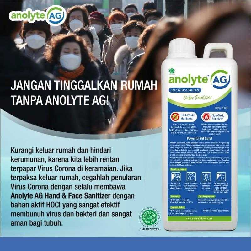 Jual Hand Sanitizer Spray / Jerigen 1 Liter Di Seller Anolyte Mdn ...