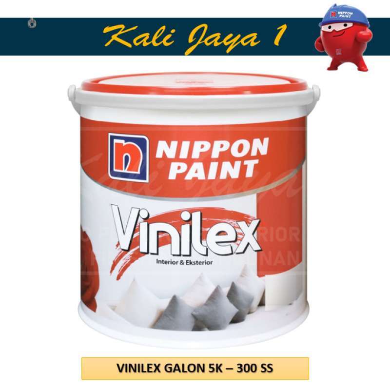 Promo Cat Tembok Vinilex Galon 5 Kg Warna Putih Tipe 300SS / Cat ...