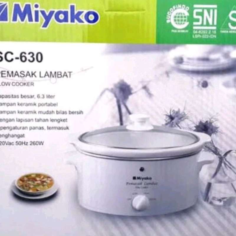 Promo SLOWCOOKER MIYAKO SC 630 - PEMASAK LAMBAT MIYAKO - MIYAKO 630 ...