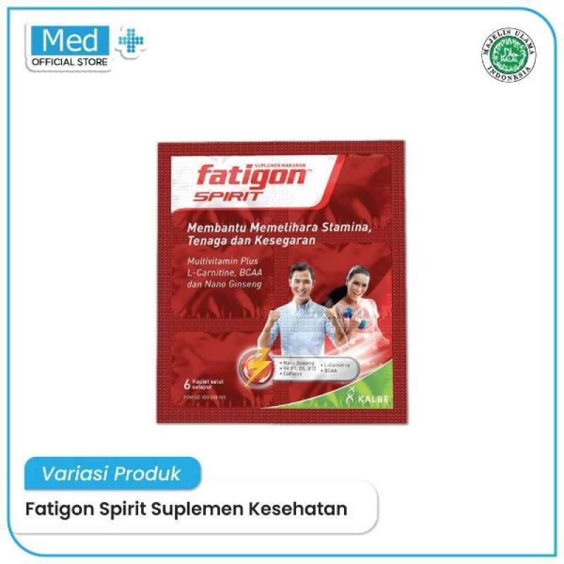 Jual Med+ Fatigon Multivitamin & Mineral / Spirit Penambah Stamina 1 ...