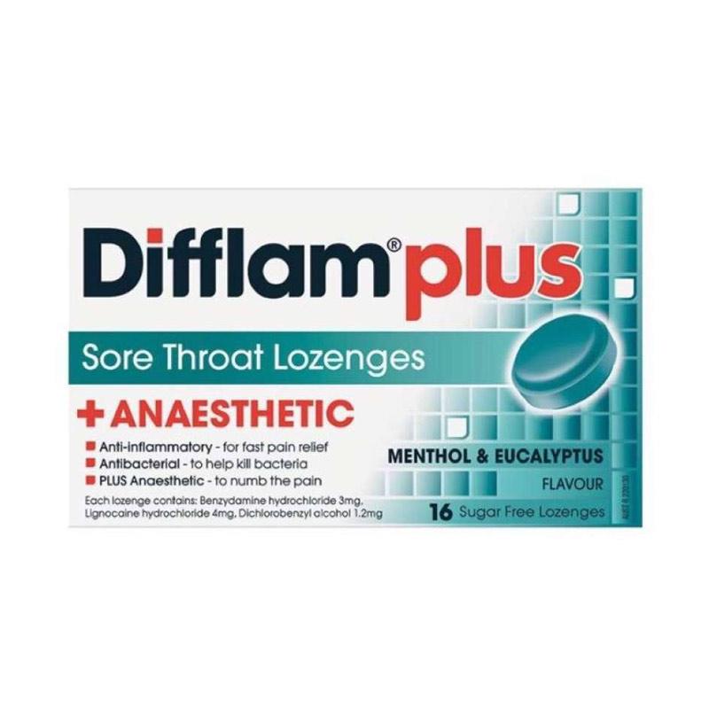 Jual Difflam Plus Menthol Ans Eucalyptus 16 Lozenges di Seller Health ...