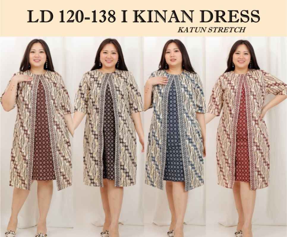 Punya Badan Gemuk, 15 Rekomendasi Dress Batik Big Size Ini Cocok untuk Anda! (2023)