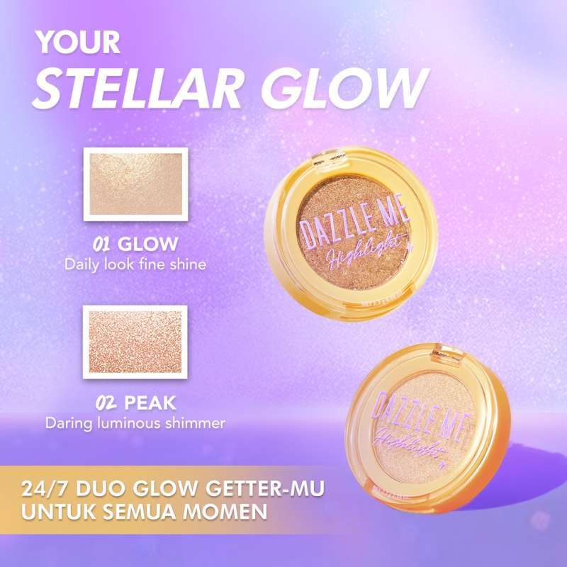 Promo DAZZLE ME Galaxy Shines Highlight | Silky Smooth High Glow ...