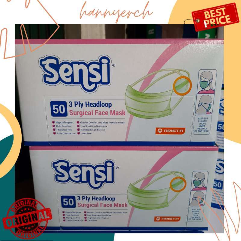 Jual Masker Sensi Hijab - Sensi Headloop Isi 50 Pcs Di Seller Hizbiyya ... Jual Masker Sensi Hijab - Sensi Headloop Isi 50 Pcs Di Seller Hizbiyya ...