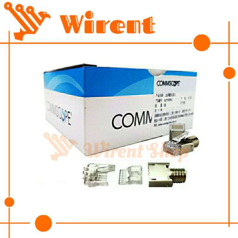 Promo Connector RJ45 UTP Cat6 Commscope / AMP Konektor Original Diskon ...