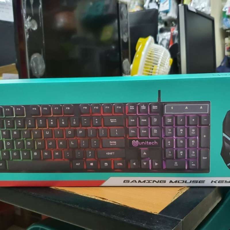 Promo Keyboard Mouse Gaming Set Unitech K9 (gaming Keyboard Mouse ...