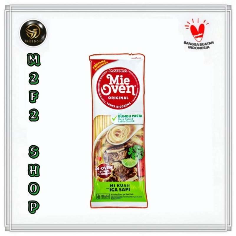 Jual Mie Oven Instant Bumbu Pasta Kuah Rasa Iga Sapi - 78 Gr (kemasan 6 ...