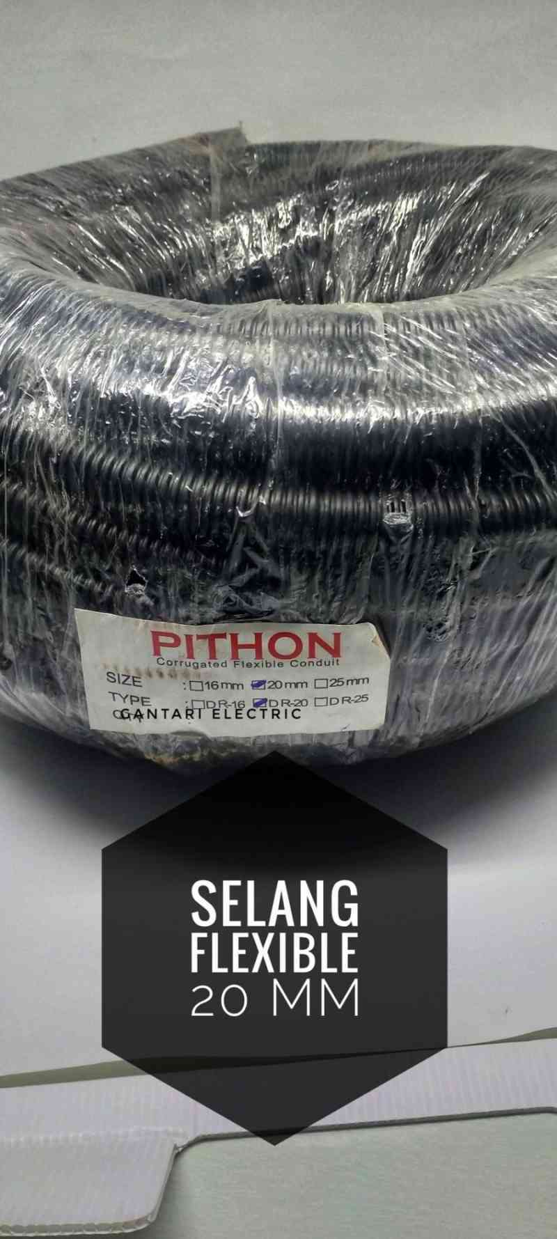 Jual Selang Flexible Conduit 20mm/Selang AC Pipa Listrik 20 mm PITHON ...