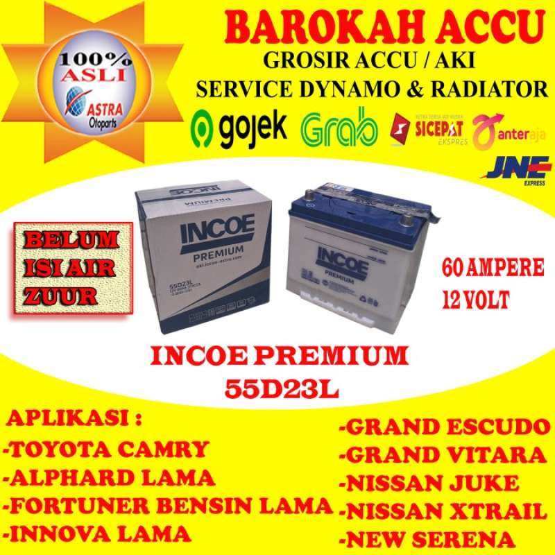 Jual RECOMMENDED AKI INCOE PREMIUM 55D23L ASTRA OTOPARTS di Seller Dhore Online - Cengkareng ...