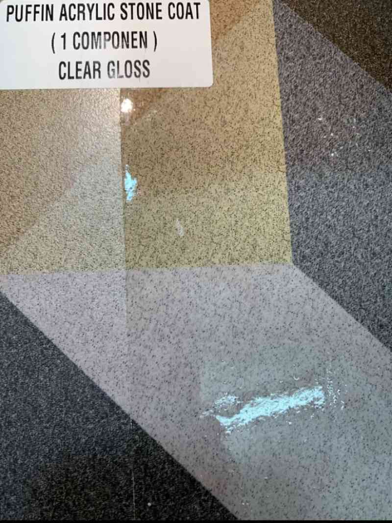 Jual Puffin Stonecoat Acrylic Cat Pelapis Batu Alam - Gloss Doff ...