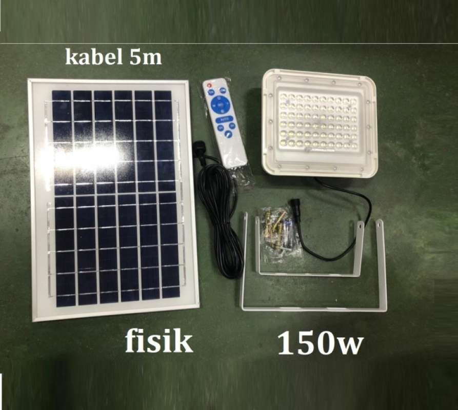 Jual Lampu Sorot Tenaga Matahari Led Tenaga Surya - Panel Surya 150w ...