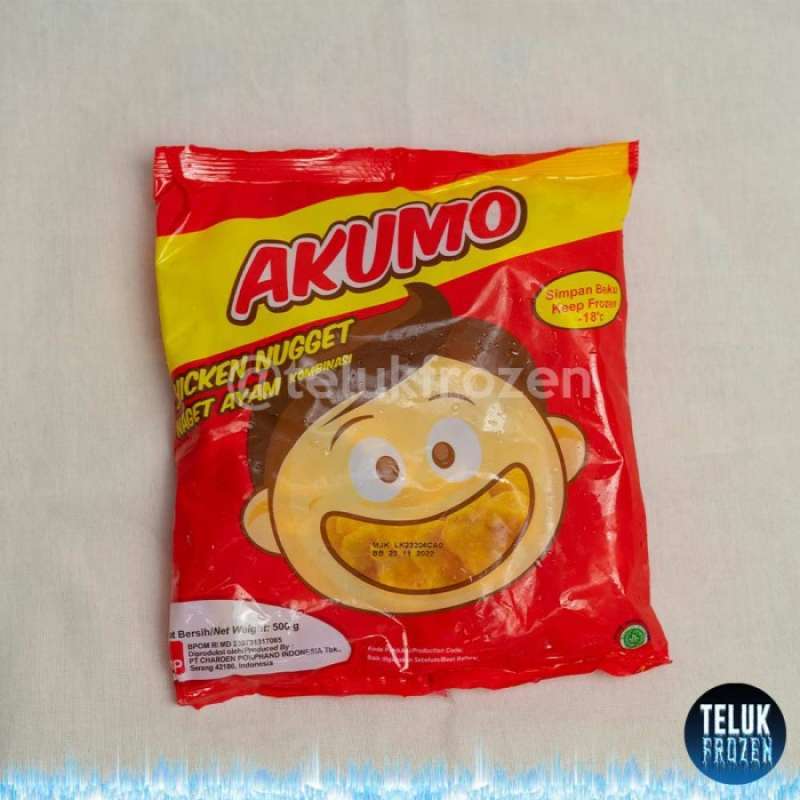 Jual nugget akumo 500 gr / akumo naget ayam 500gram / chicken nugget ...