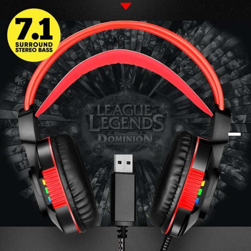 Jual Headset Gaming Divipard H550 7.1 Headphone Gamers HD Sound ...