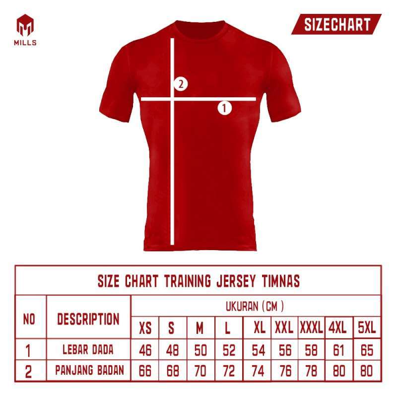 Jual Mills Timnas Baju Latihan Garuda Training Jersey Code 1013gr ...