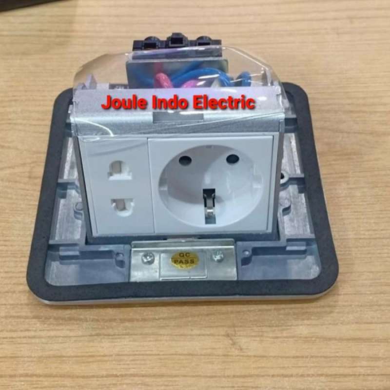 Promo Stop Kontak Lantai Tanam Floor Outlet + Socket 2P / Arde Diskon ...