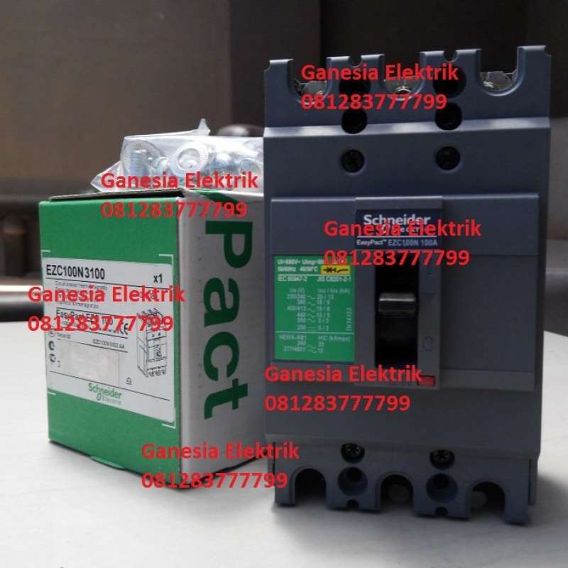 Promo MCCB schneider EZC100N 3P 100A Diskon 23% di Seller Kamijaya Store - Duren Tiga, Kota ...