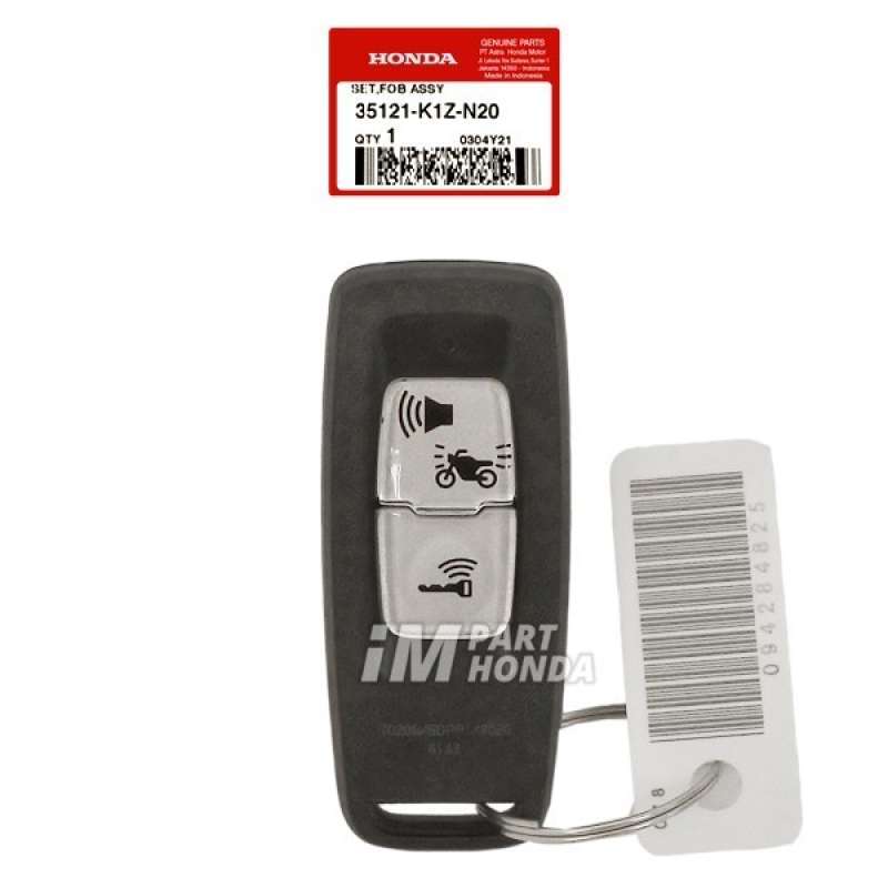 Promo Limited 35121-K1Z-N20 Set Fob Assy Remote Alarm Smart Key Pcx 160 ...