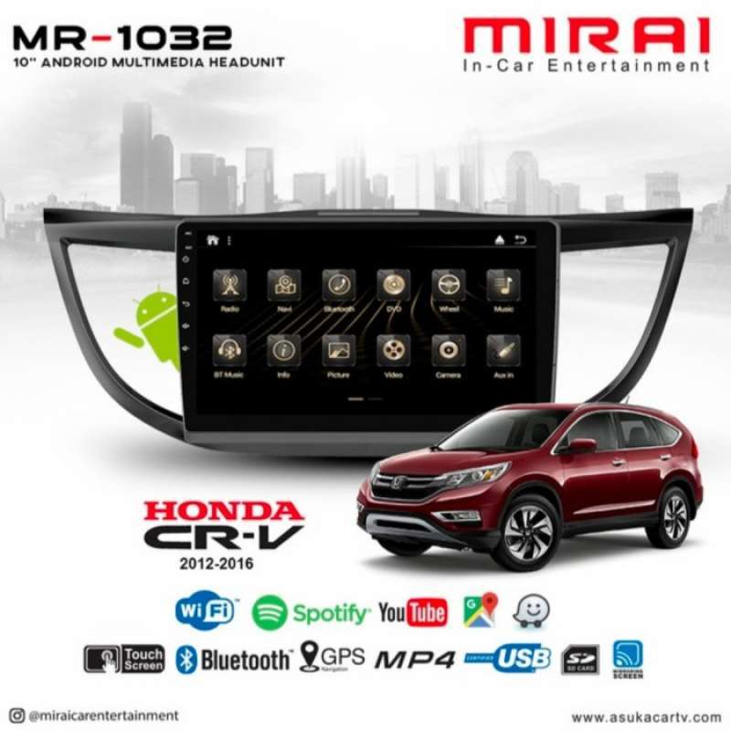Promo Limited Head Unit Honda Cr-V 2012-2017 Mirai + Frame (Type Mr ...