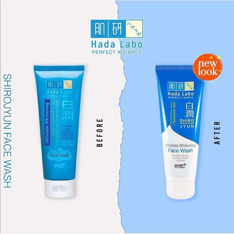 Jual HADA LABO FACE WASH BIRU shirojyun ultimate100g di Seller LINDA ...