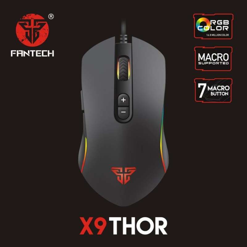 Jual Mouse Fantech Gaming X9 THOR Standart Macro di Seller Anandam ...