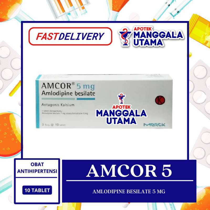 Jual Amcor 5 Mg Per Strip Isi 10 Tablet Di Seller Apotek Manggala Utama ...
