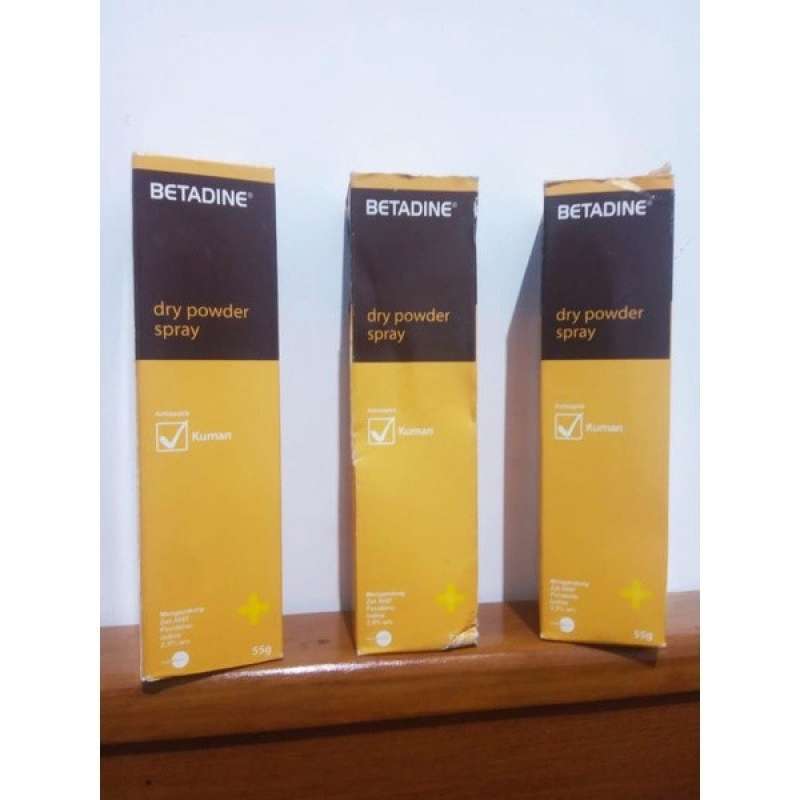 Jual Ready Stock Betadine Dry Powder Spray Obat Luka Semprot Asli Di ...
