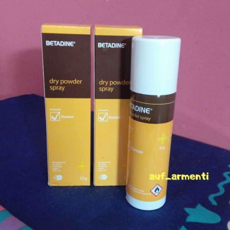 Jual Ready Stock Betadine Dry Powder Spray Obat Luka Semprot Asli Di ...