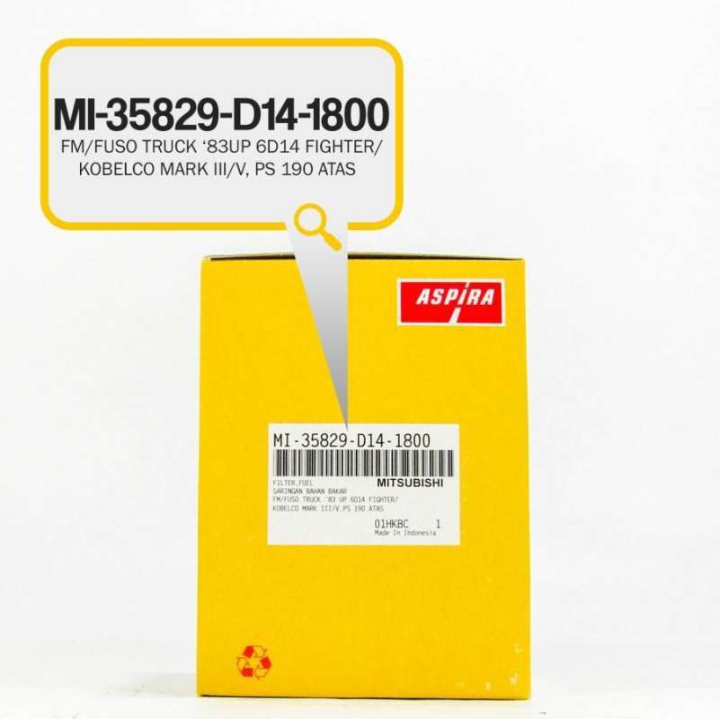 Promo Fuel Filter Bahan Bakar Mi-35829-d14-1800 Fuso 83 Keatas Diskon ...