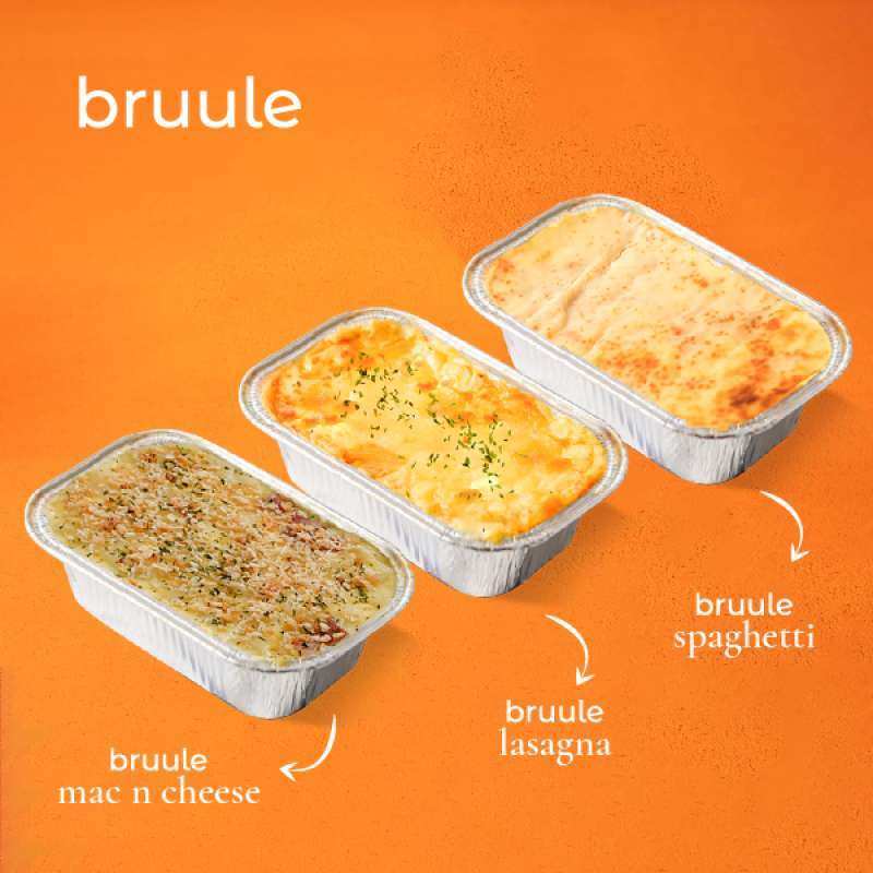 Jual Bundle - 3x Bruule Baked Pasta (personal) Di Seller Bruule ...