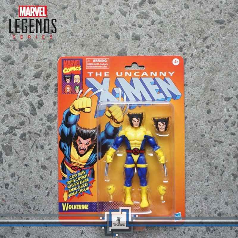 Jual Marvel Legends Retro X-men Marvel Wolverine Vintage Retro Figure ...