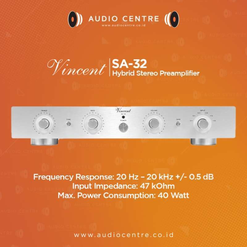 Jual Vincent Sa 32 / Vincent Sa-32 Hybrid Pre Amp Tabung Di Seller ...