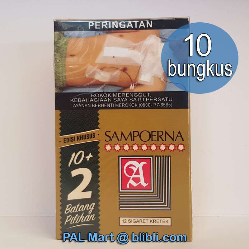 Jual Rokok SAMPOERNA KRETEK 12 batang [1 slof / 10 bungkus] / EDISI ...