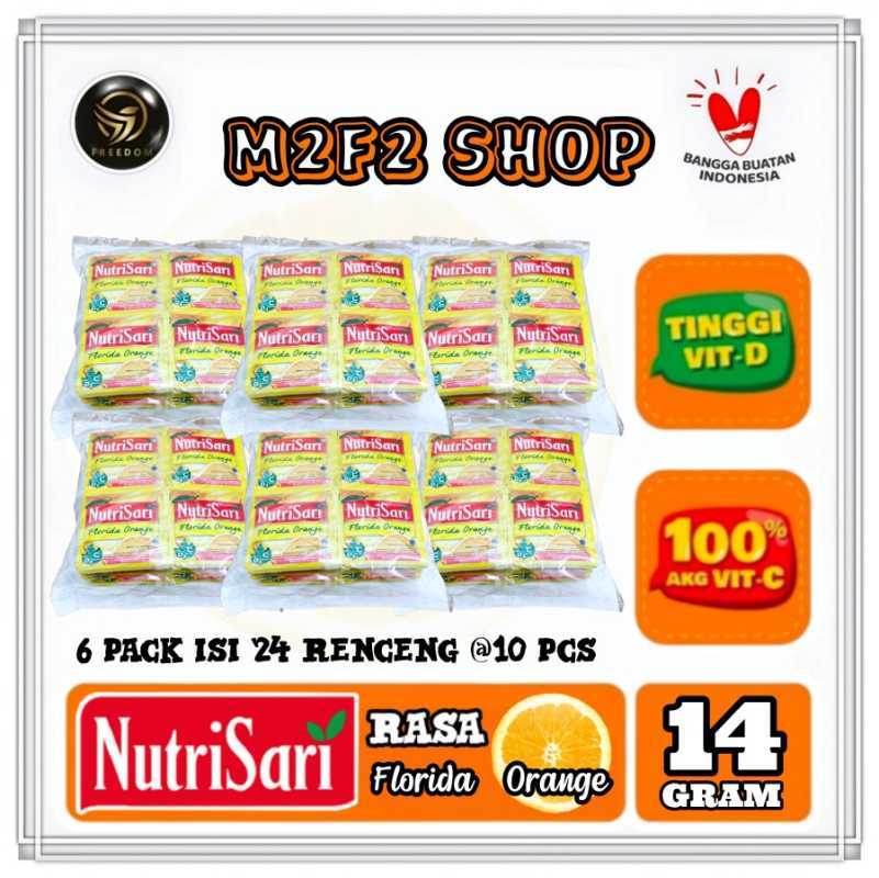 Promo NutriSari Minuman Serbuk Florida Orange Sachet - 14 gr (Kemasan 6 ...