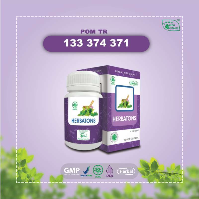 Jual Herbal Indo Utama - Herbatons Obat Herbal Amandel 60 Kapsul Di ...