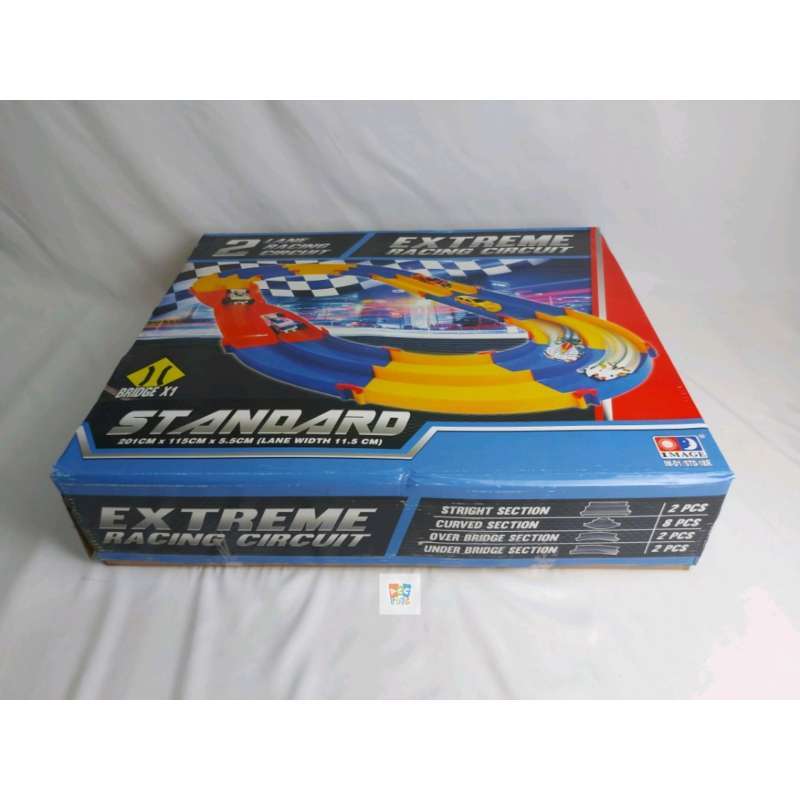 Jual Mainan Track Tamiya 2 Jalur 3 Warna Extreme Racing Circuit Di ...