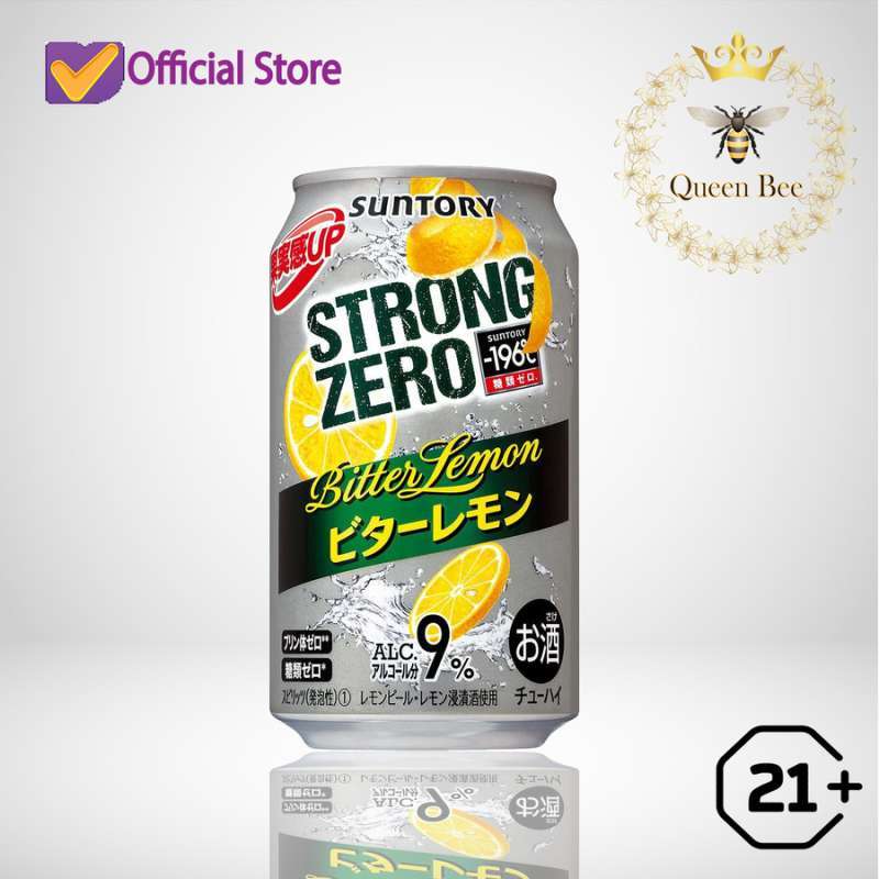 Jual Suntory Strong Zero Bitter Lemon 330ml - 500ml Di Seller Queenbee ...
